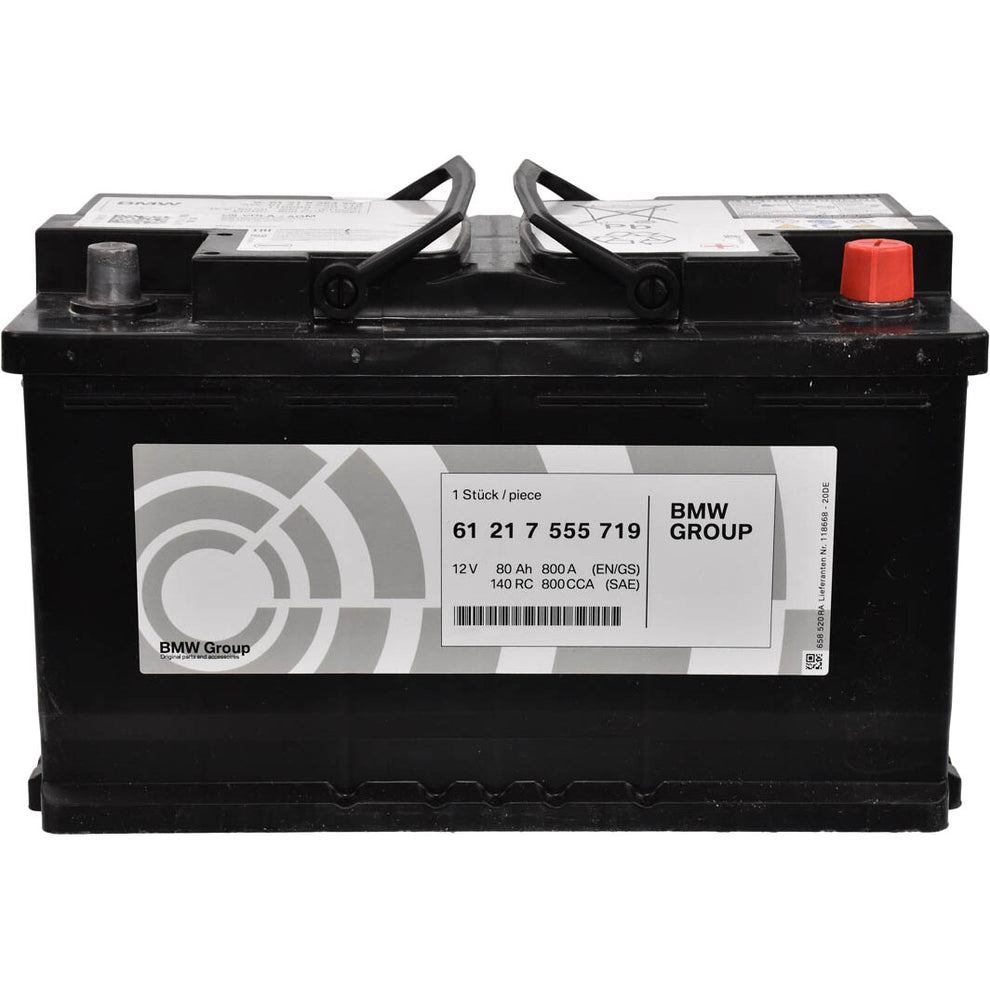Genuine BMW 80AH AGM 12v Battery - 61217555719 – Arnold Clark BMW Parts